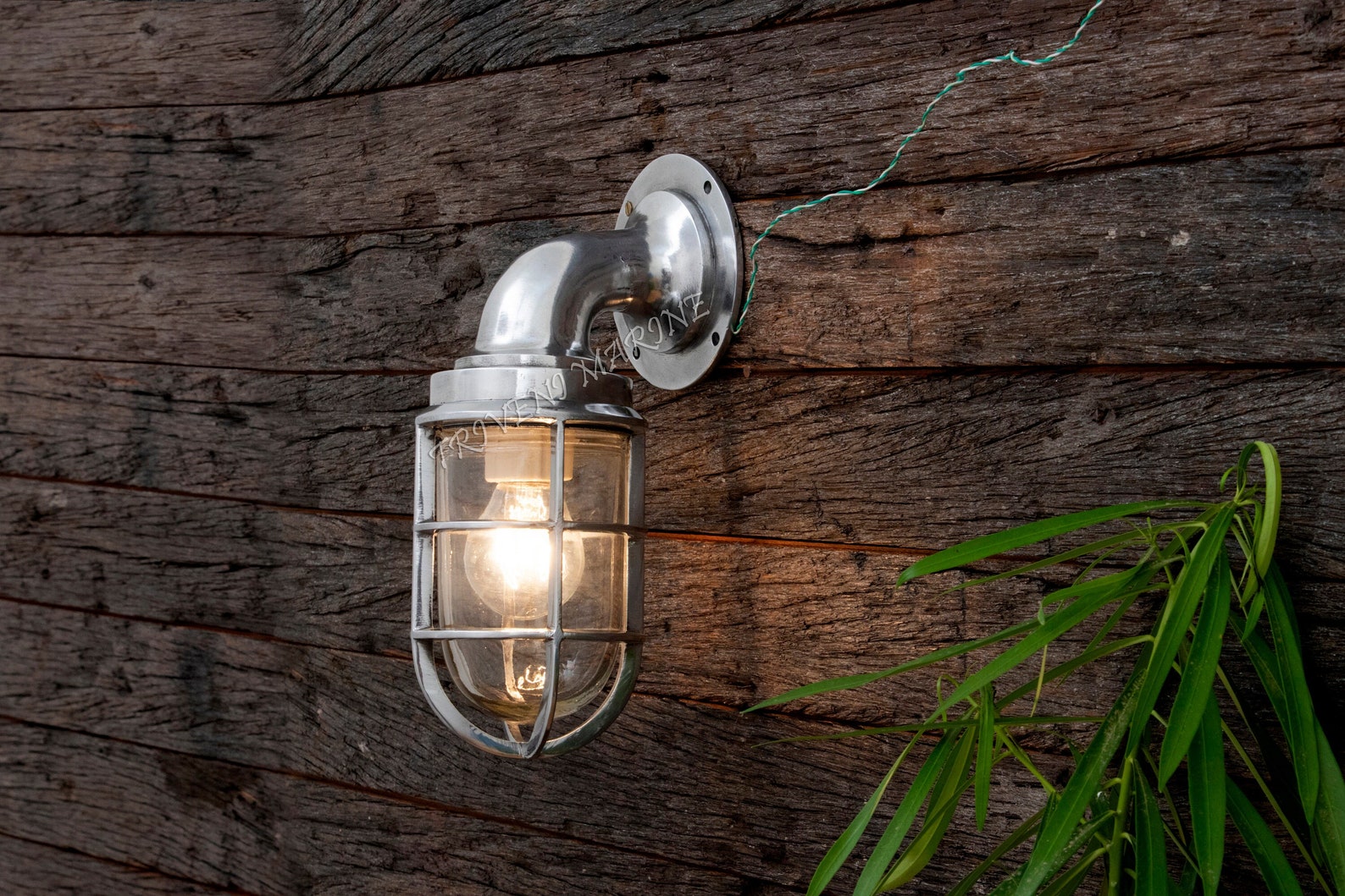 Nautical Maritime Aluminum Swan Neck Light Passageway Bulkhead Ship ...