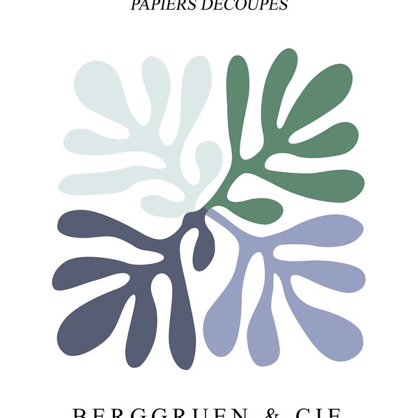 Blue Print Poster - Etsy UK