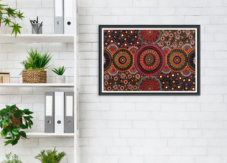 ABORIGINAL ART PRINT Gallery Poster Exhibition Print - Etsy
