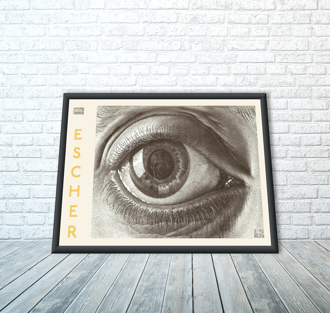 EYE M.C Escher Poster Print Fine Art Exhibition Print - Etsy