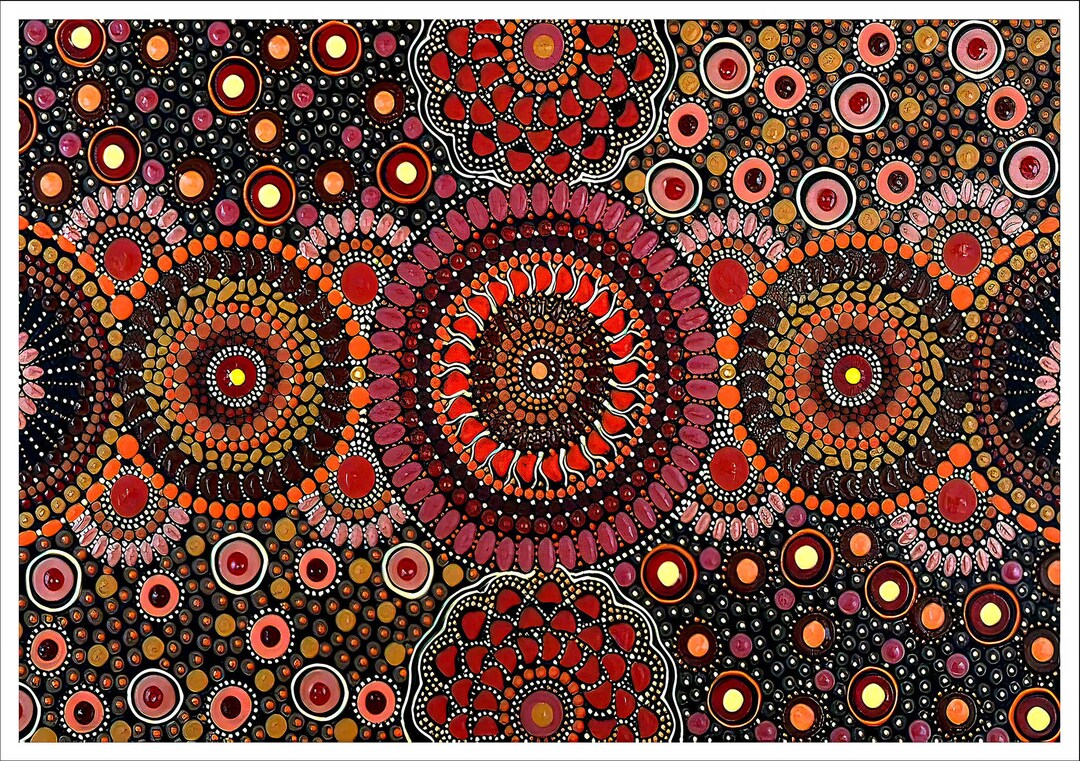 ABORIGINAL ART PRINT Gallery Poster Exhibition Print - Etsy