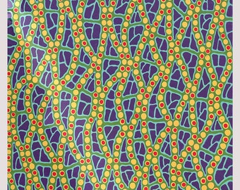 Yayoi Kusama Infinity Nets Poster Geometric Wall Art - Etsy Australia