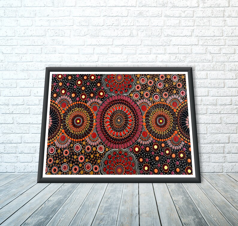 ABORIGINAL ART PRINT Gallery Poster Exhibition Print - Etsy