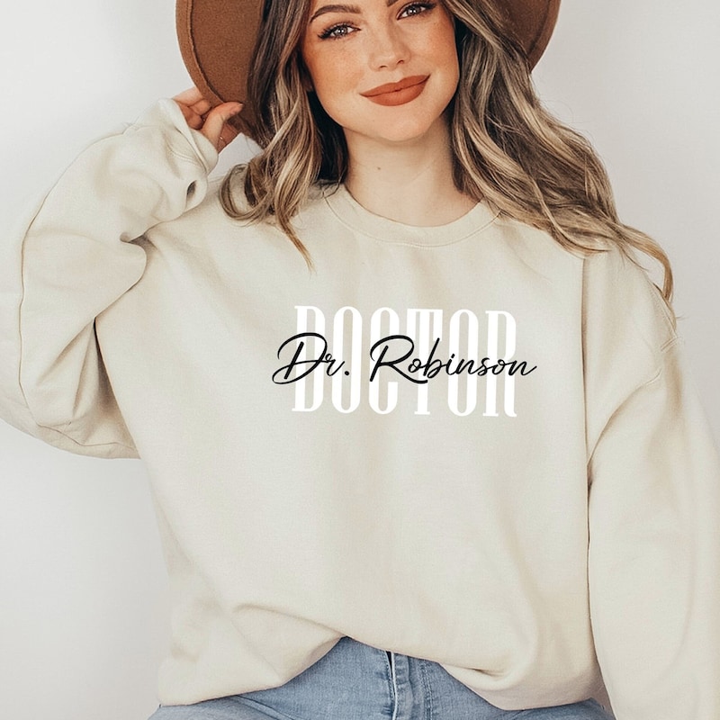 New Doctor Phd Sweatshirt - Etsy