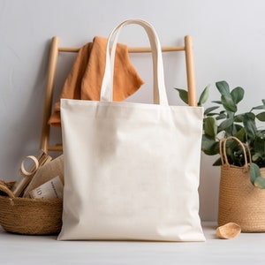 Blank Canvas Tote Bags, Blank Mom Tote Bag, Plain Canvas Bag, Blank ...