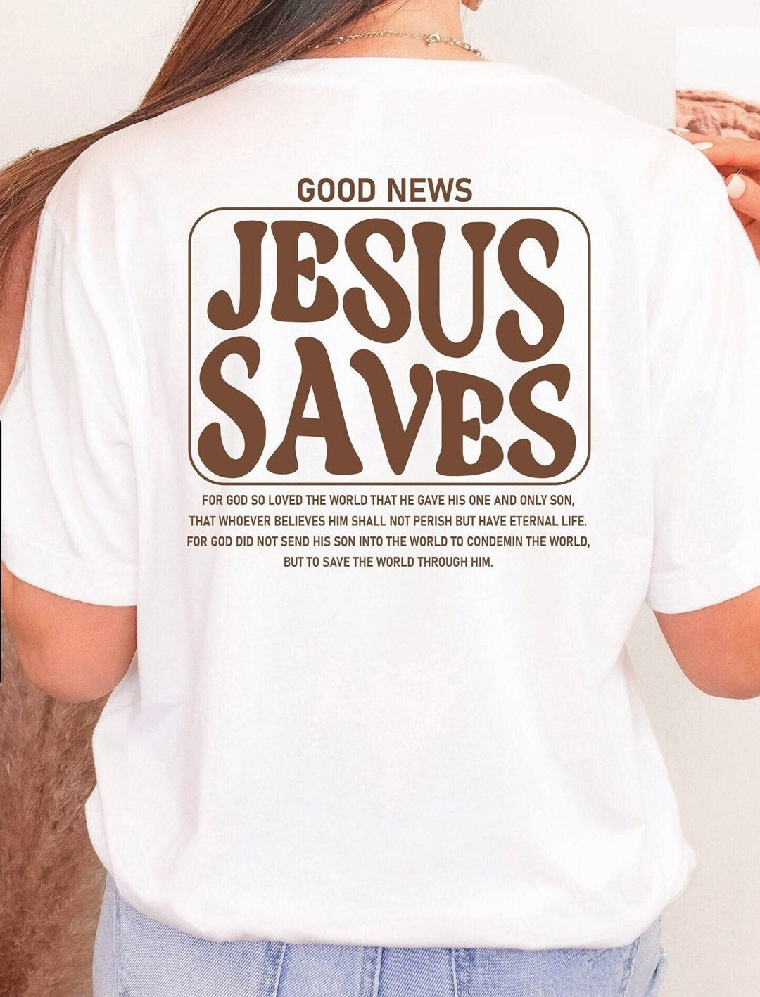 Aesthetic Jesus Saves Shirt, Bible Verse Shirt, Christian Apparel ...