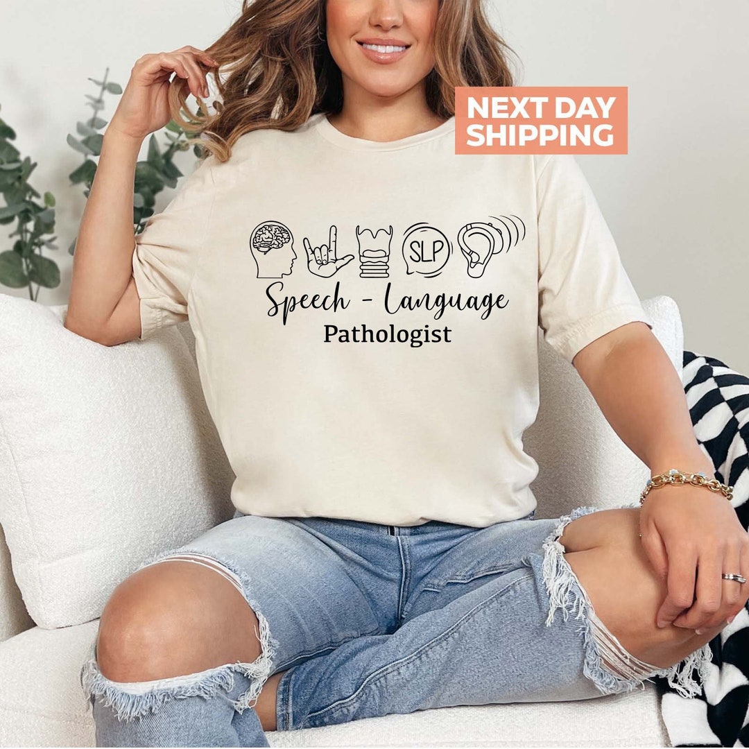 Speech Language Pathologist Shirt, Speech Therapist Shirt, Speech ...