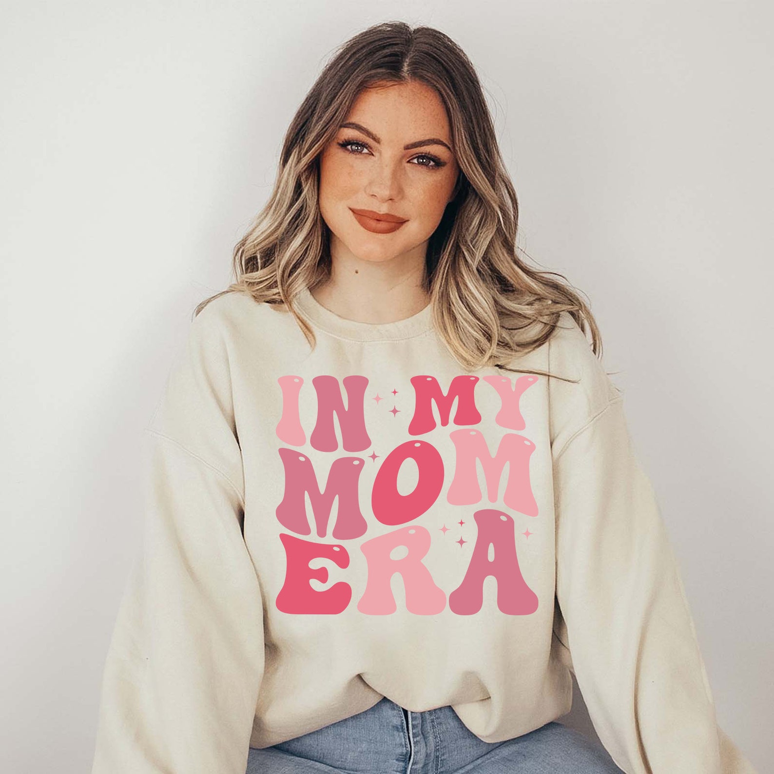In My Mom Era Sweatshirt, Mother's Day Sweater, Retro Mother Era Hoodie ...