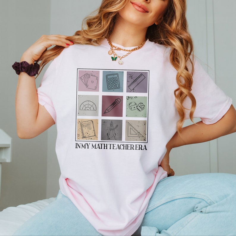 Comfort Colors Math Teacher Shirt: Retro Era Tee - Etsy