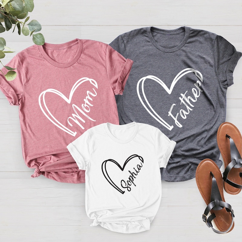 Heart T Shirt - Etsy