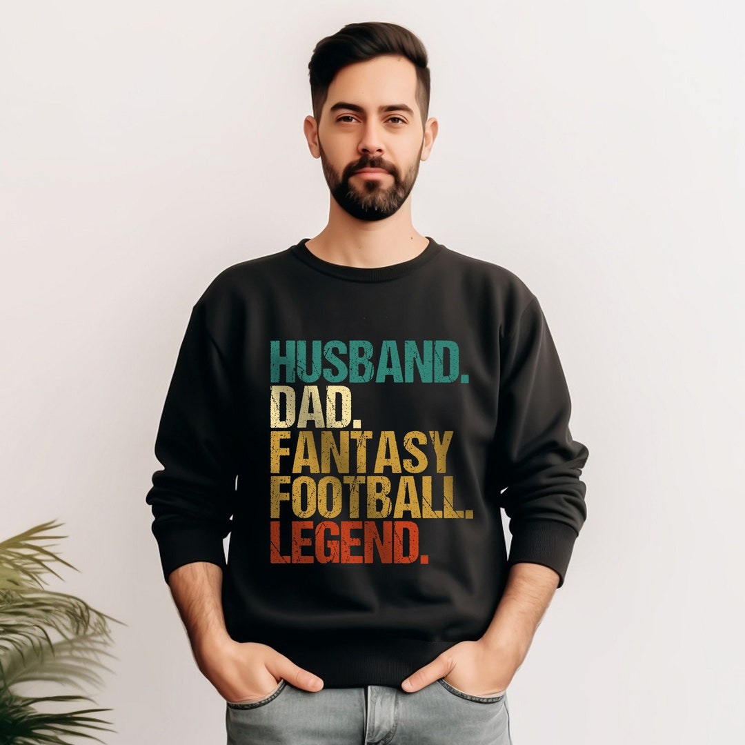 Football Father Sweatshirt, Football Dad Sweater, Football Husband Tee ...