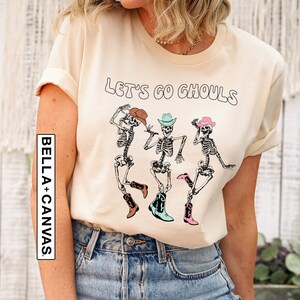 Dancing Skeletons, Let's Go Ghouls, Skeleton Shirt, Halloween Party ...