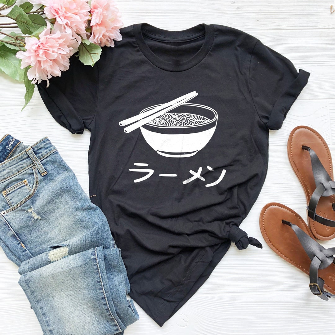 Ramen Shirt, Noodle Shirt, Japan Anime Shirt, Foodie Shirt, Anime Lover ...