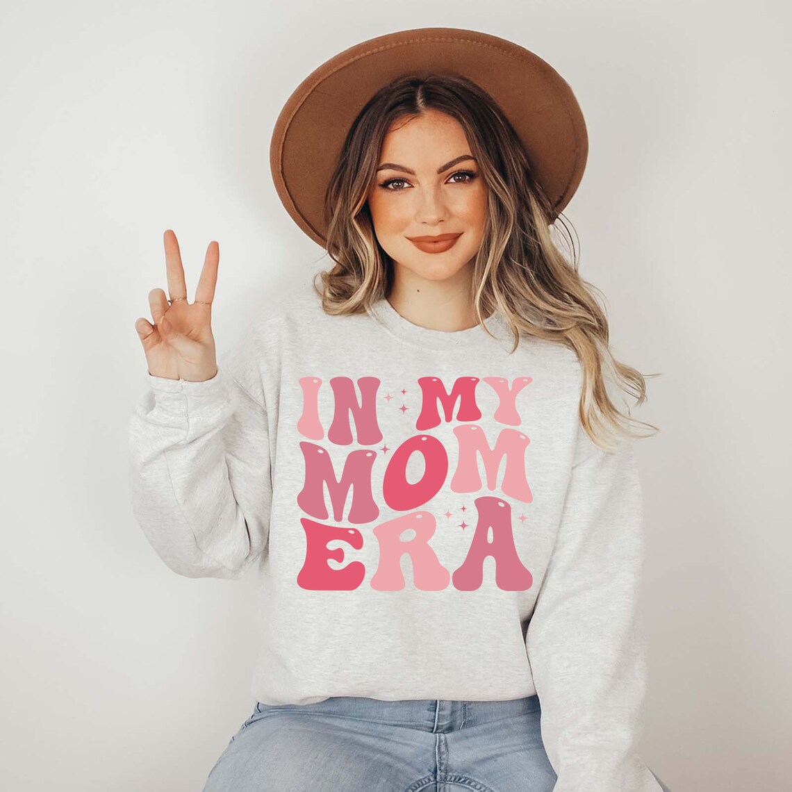In My Mom Era Sweatshirt, Mother's Day Sweater, Retro Mother Era Hoodie ...