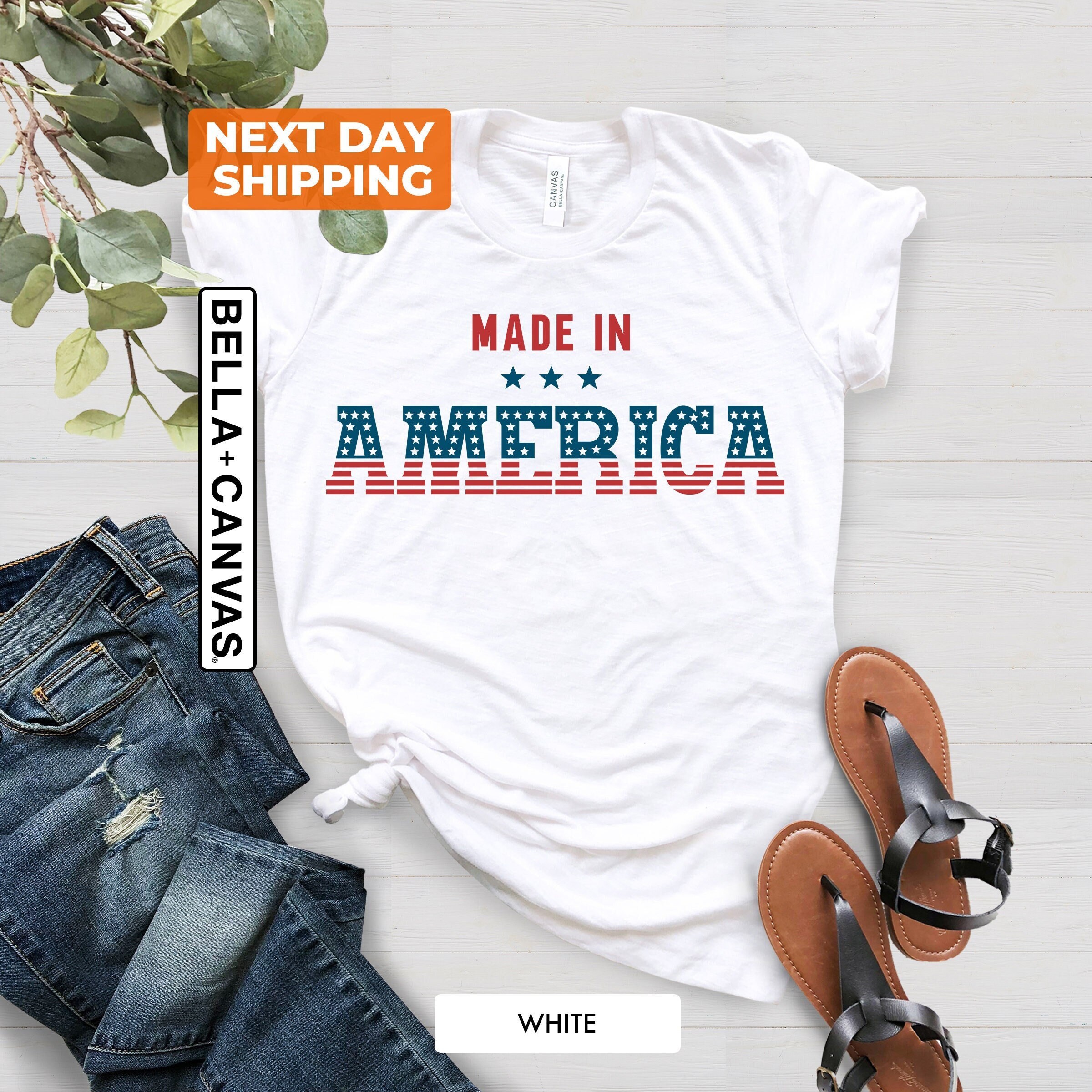 Made in America Shirt, USA Flag Shirt 4th of July Shirt, Independence ...
