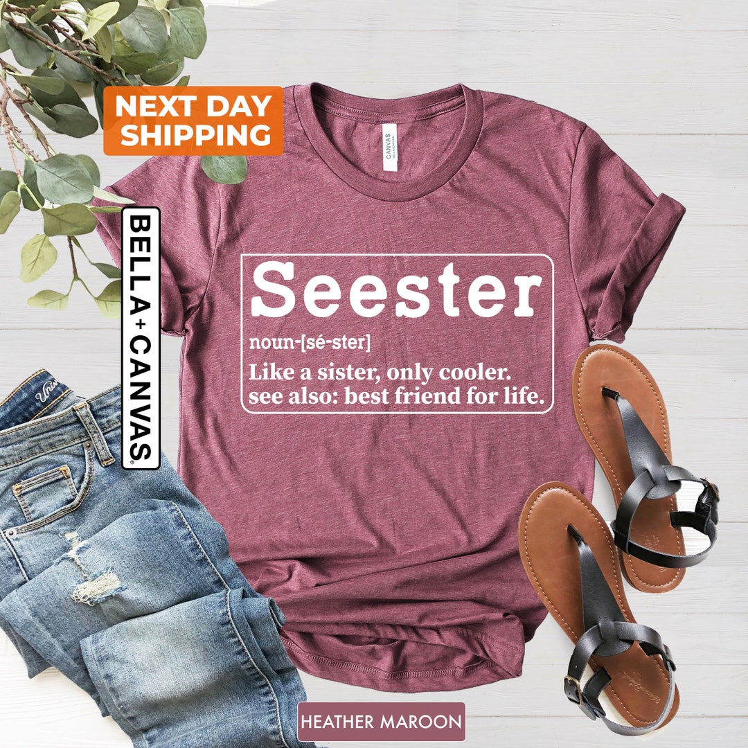 Seester Definition Shirt, Gift for Sister, Best Sister Gift, Funny ...