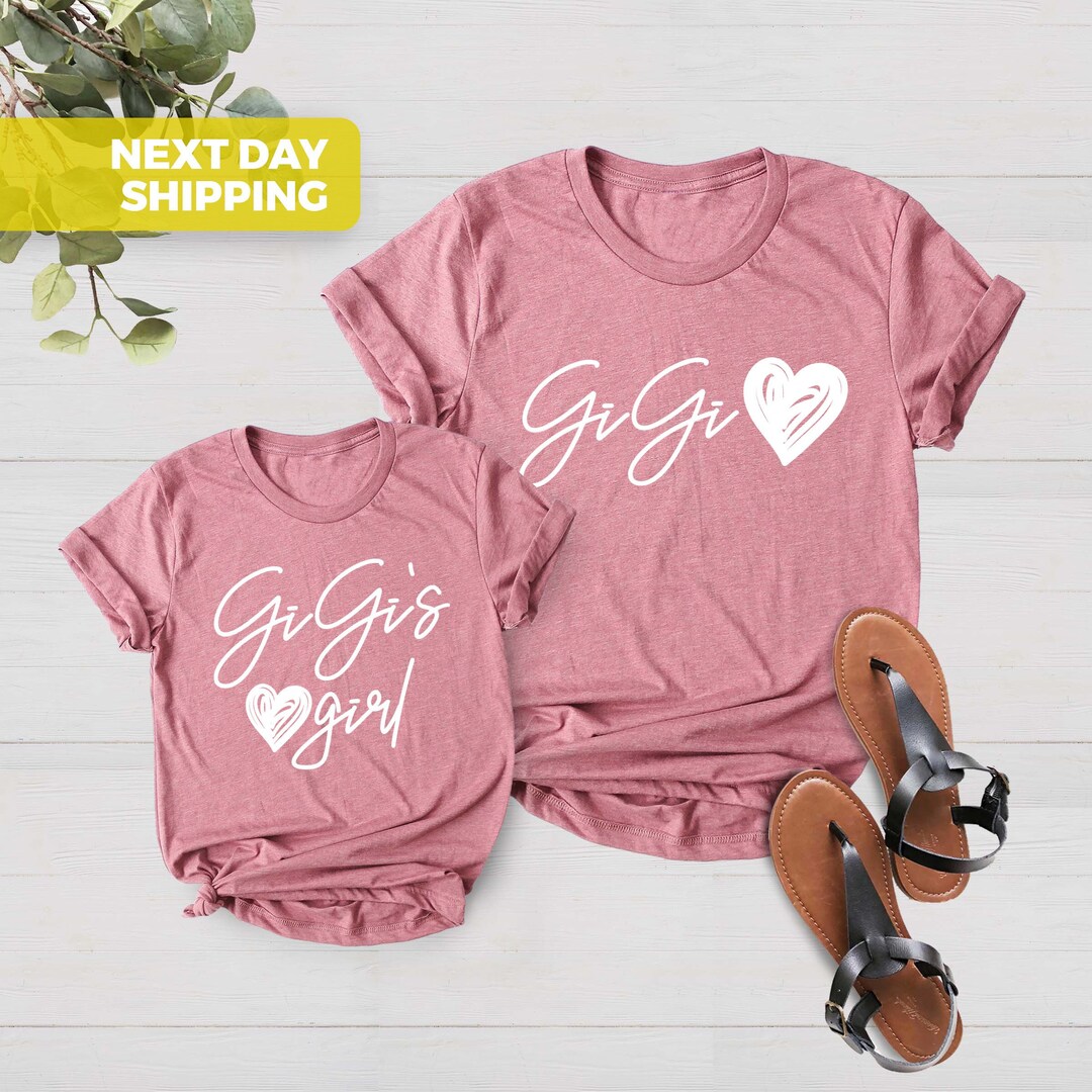 Gigi's Girl Shirt, Gigi's Boy, Gigi Shirt, Matching Gigi and Me Shirts ...