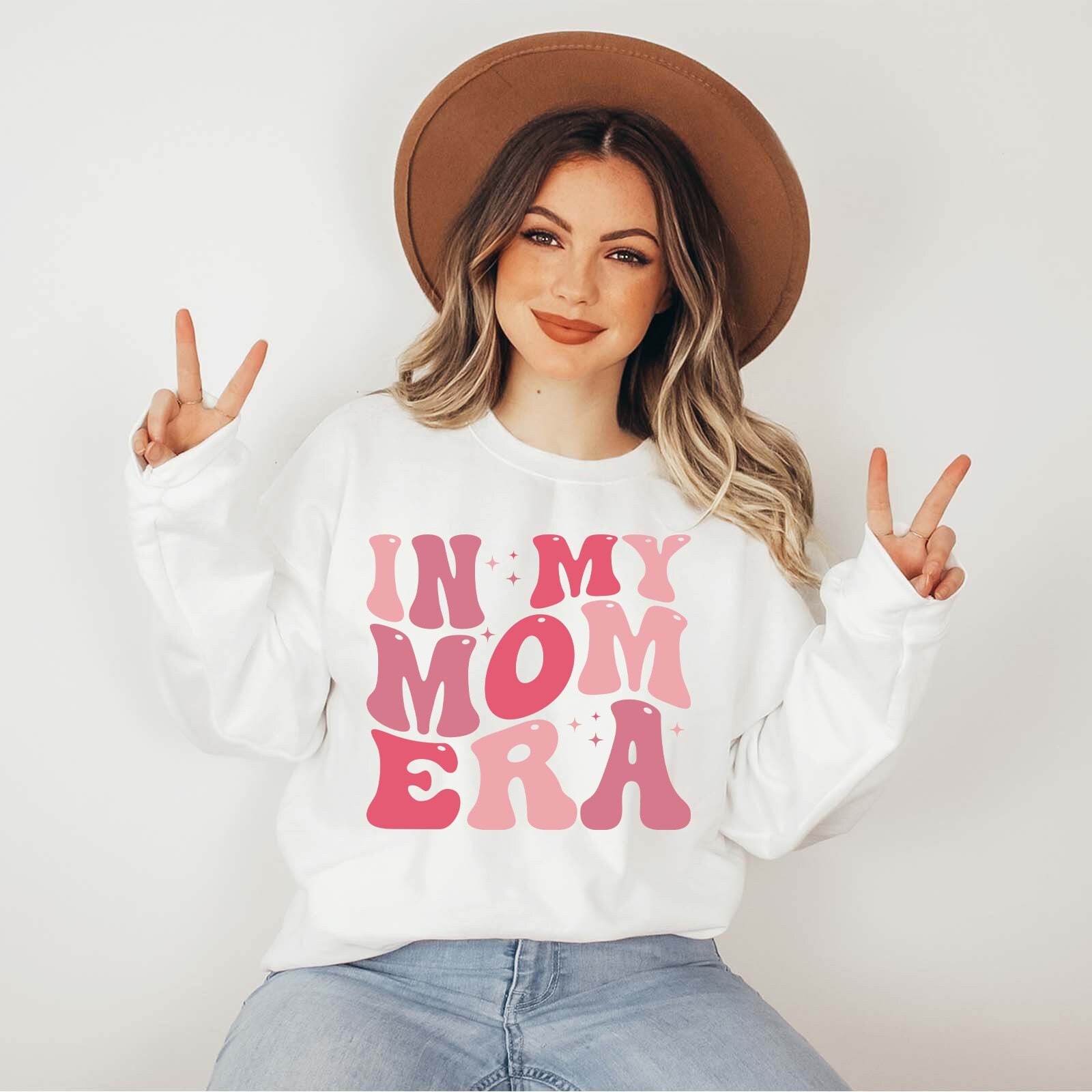 In My Mom Era Sweatshirt, Mother's Day Sweater, Retro Mother Era Hoodie ...