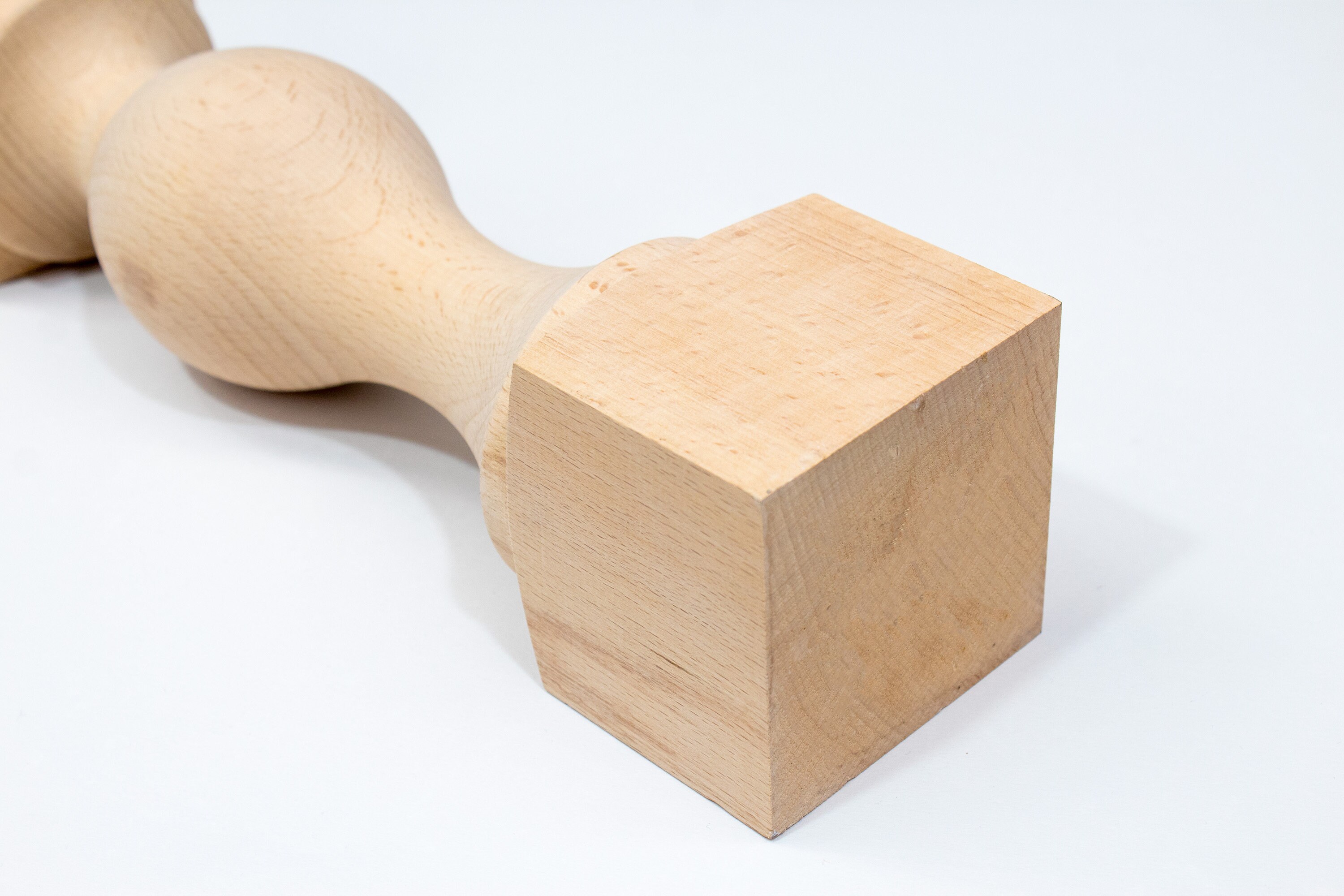 16" Balustrade Coffee Table Legs, Set of 4, Unfinished Wood Furniture ...