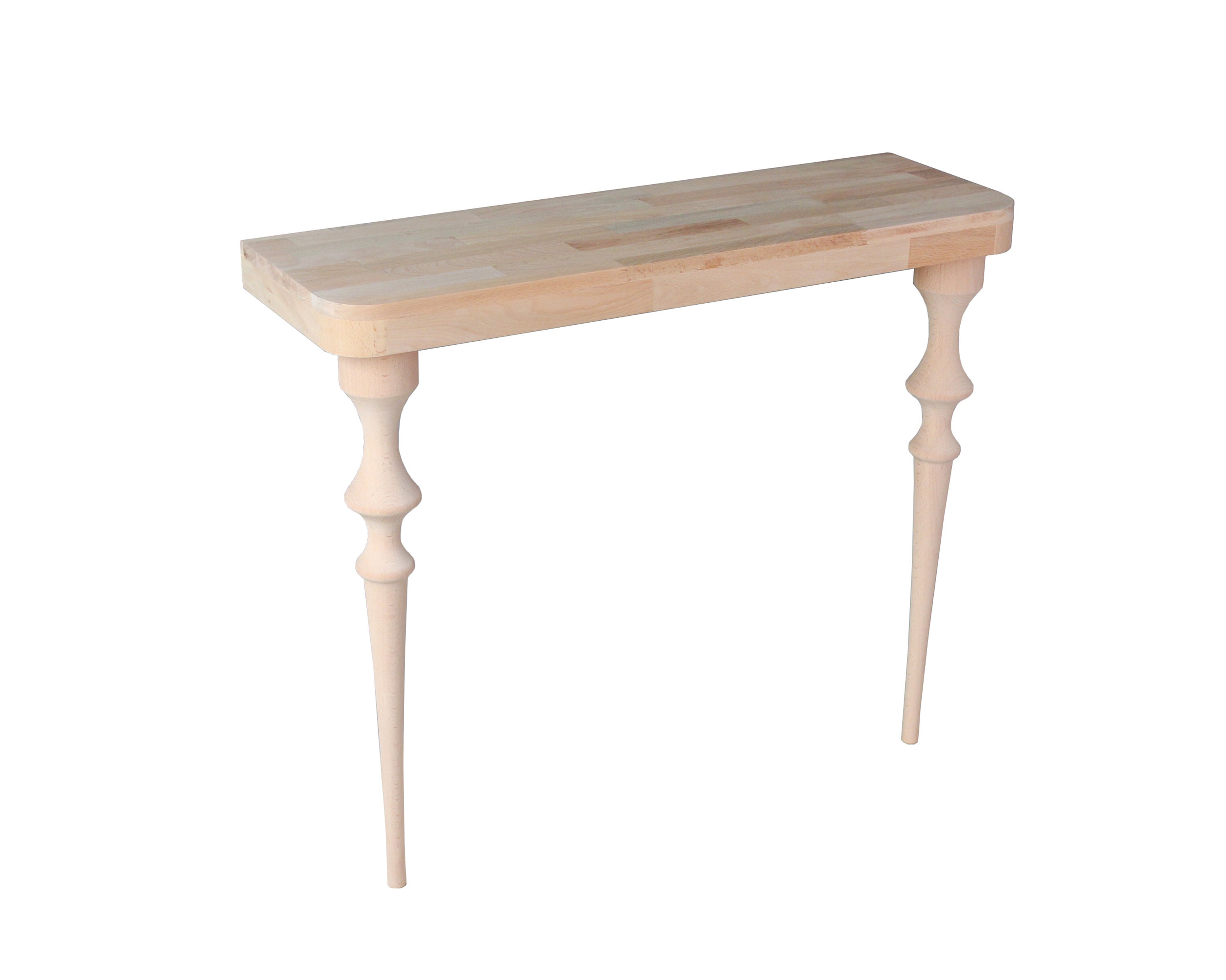Console Table With Turned Legs, Narrow Console Table, Entryway Table ...