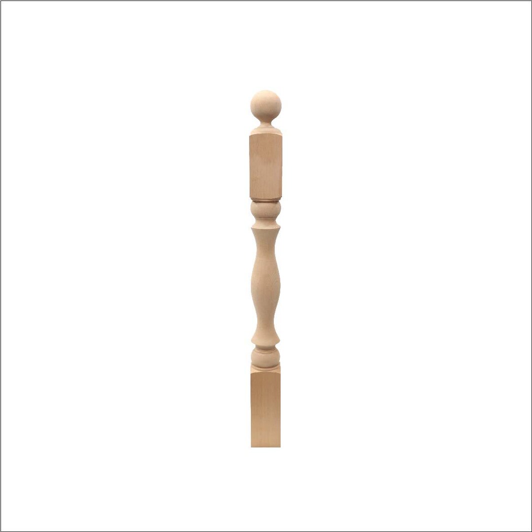 Wooden Stair Spindle, Lathe Stair Spindle, Wooden Baluster, Balustrade ...