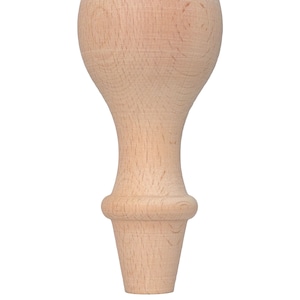 Turned Wood Legs, Set of 4, Furniture Legs Wood, Bed Legs, Wooden Bench ...