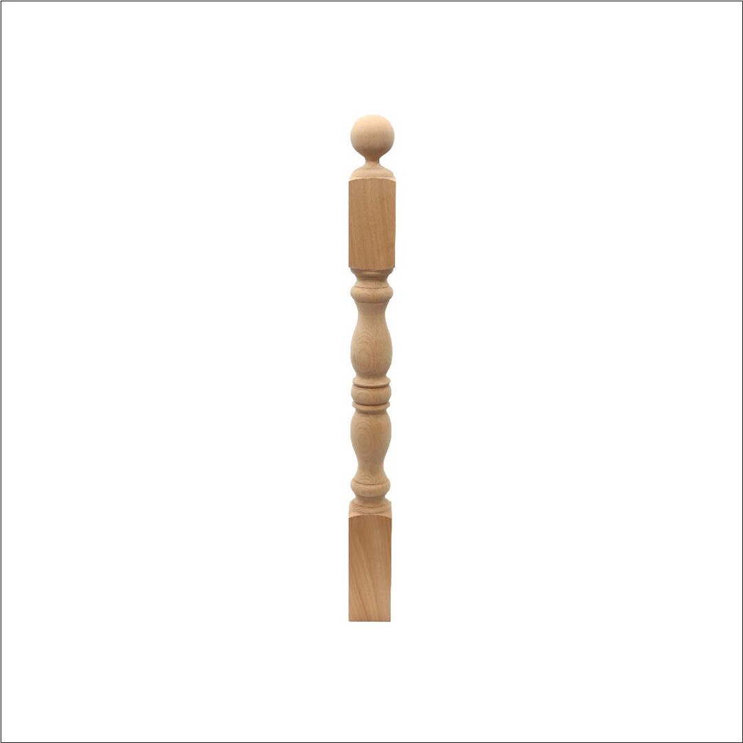 Wooden Stair Spindle, Lathe Stair Spindle, Wooden Baluster, Balustrade ...