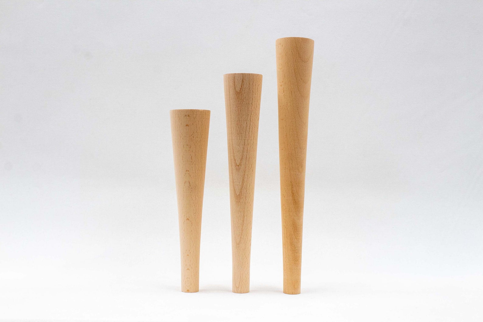 Tapered Table Legs, Set of 4, Chair Legs, Cabinet Legs, Furniture Legs ...