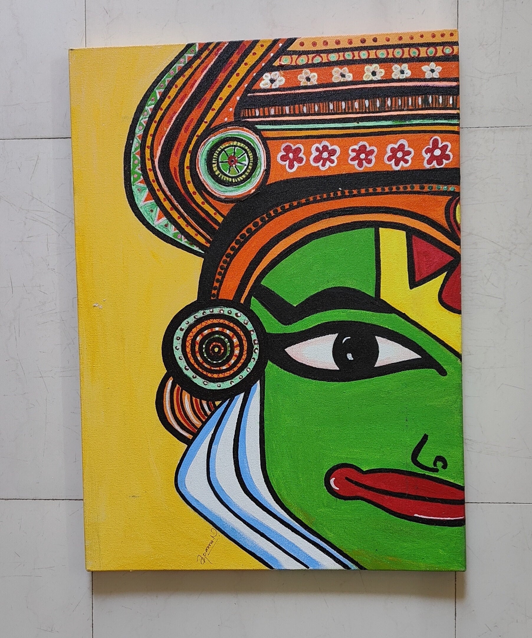 Kathakali Half Face