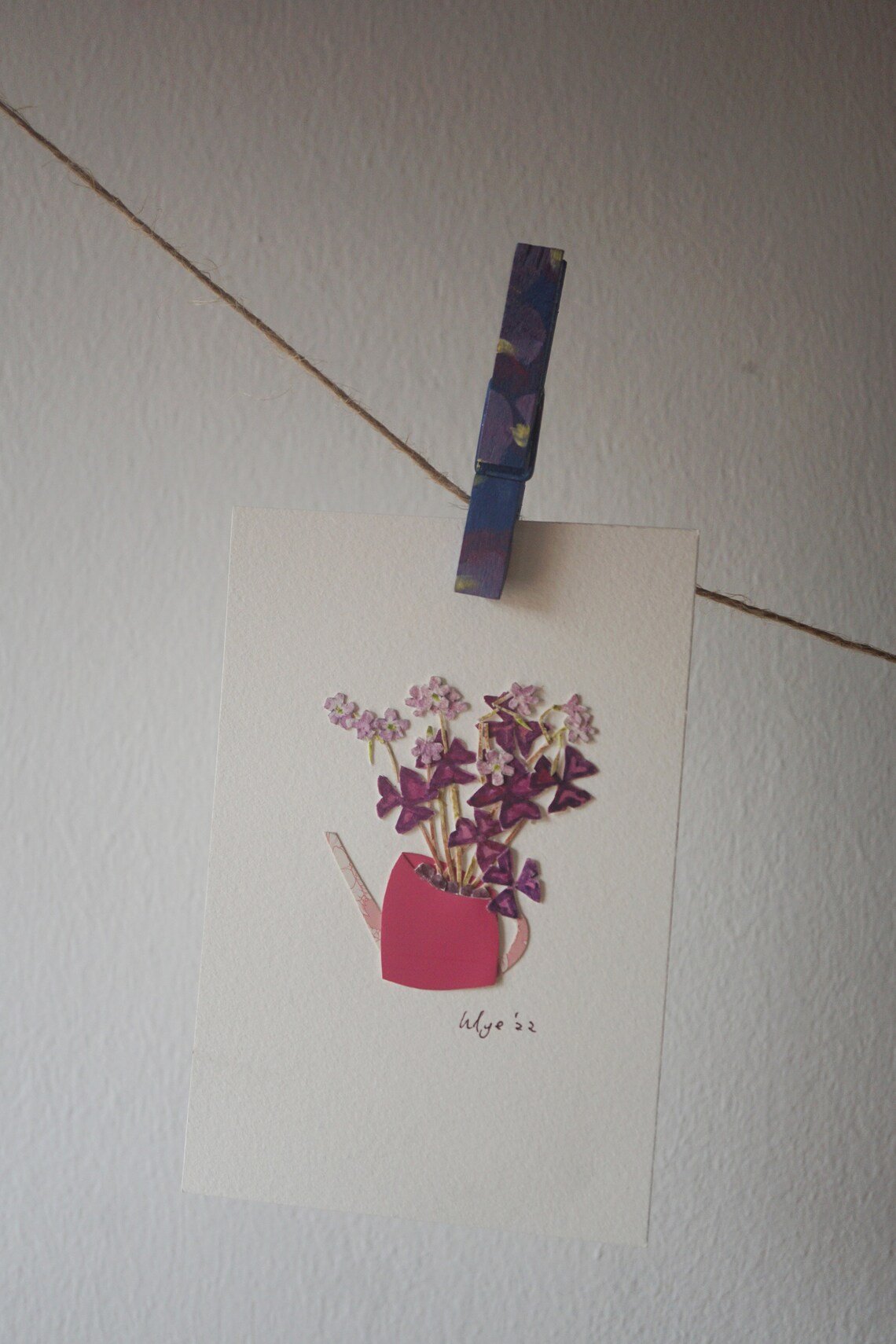 Hand-painted Big Wooden Pegs, Decorated Clothespins, Birthday Party ...