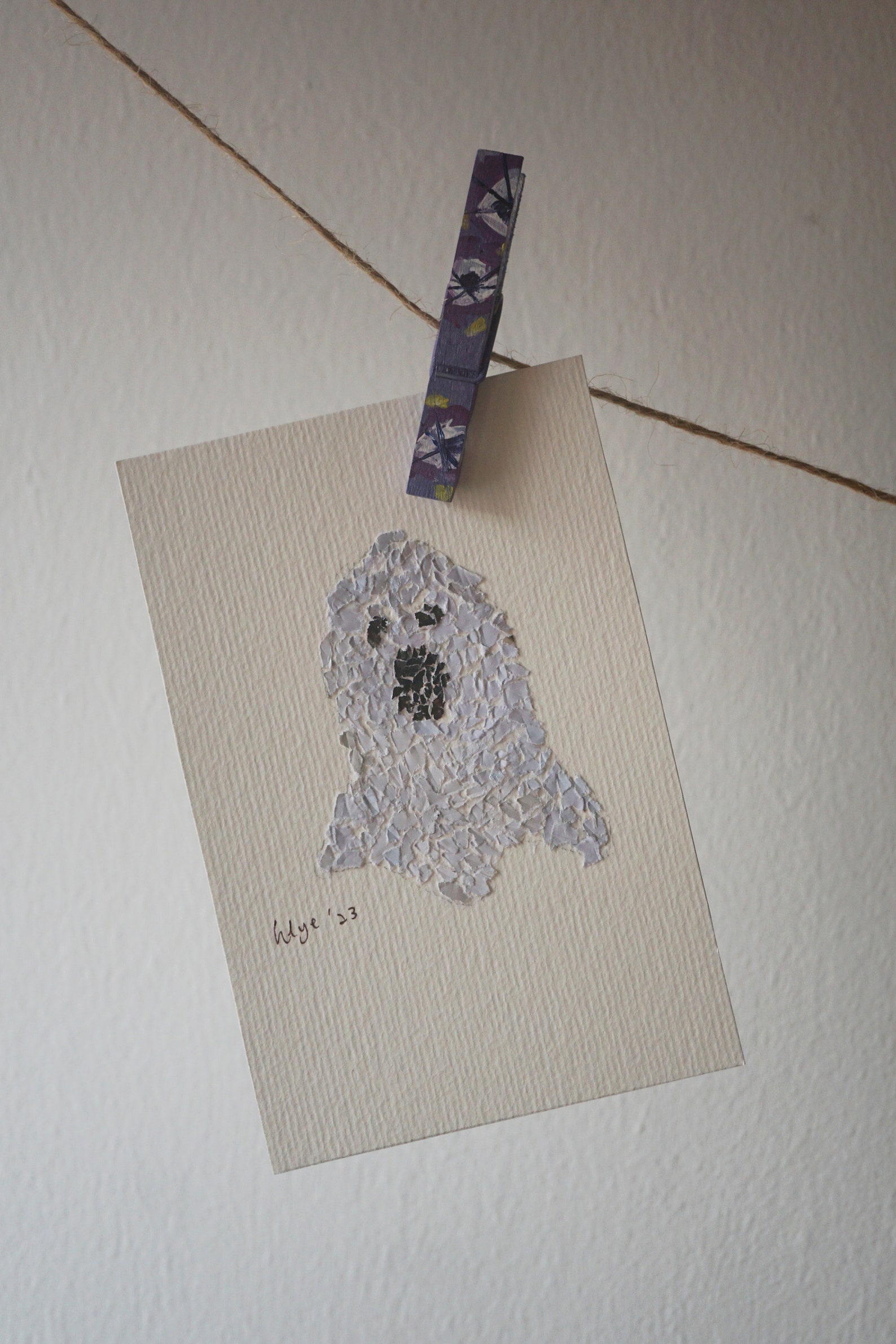 Hand-painted Big Wooden Pegs, Decorated Clothespins, Birthday Party ...