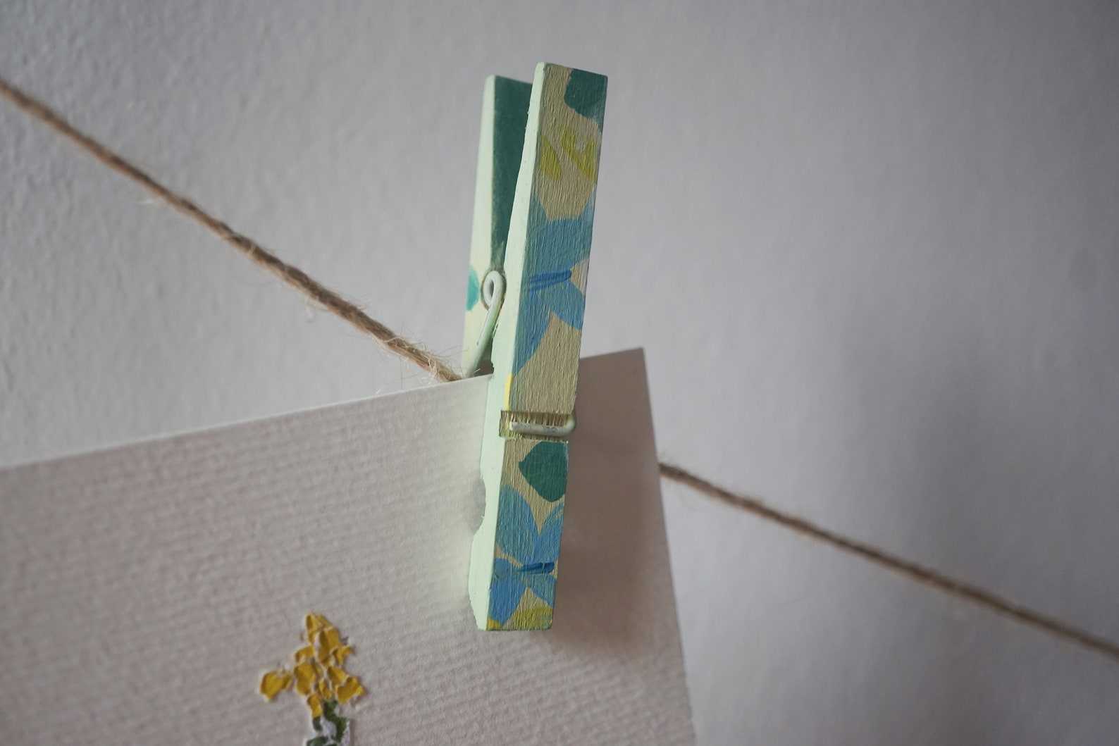 Hand-painted Big Wooden Pegs, Decorated Clothespins, Birthday Party ...