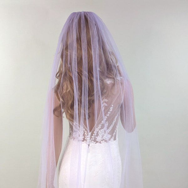 Purple Wedding Veil - Etsy