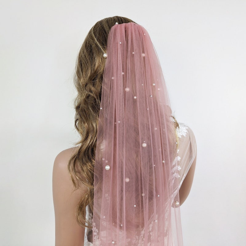 Wedding Veil Rose Gold - Etsy