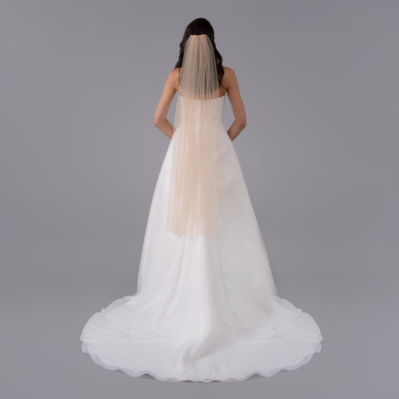Champagne Veil - Etsy