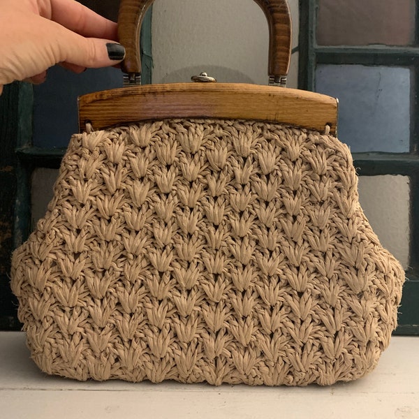 Wooden Handle Purse - Etsy