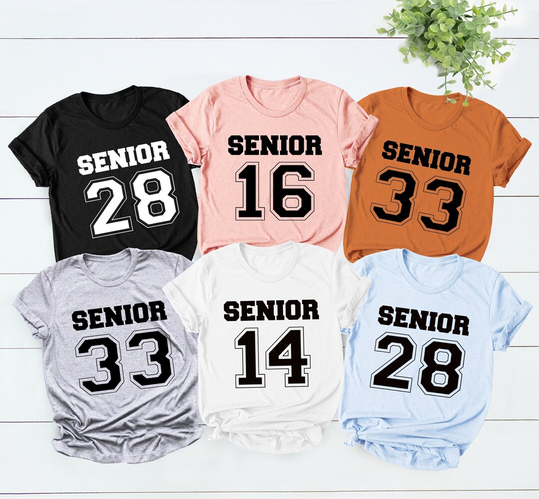 Seniors Shirt 2023, Jersey Number, Funny Senior Shirt, Our Final ...