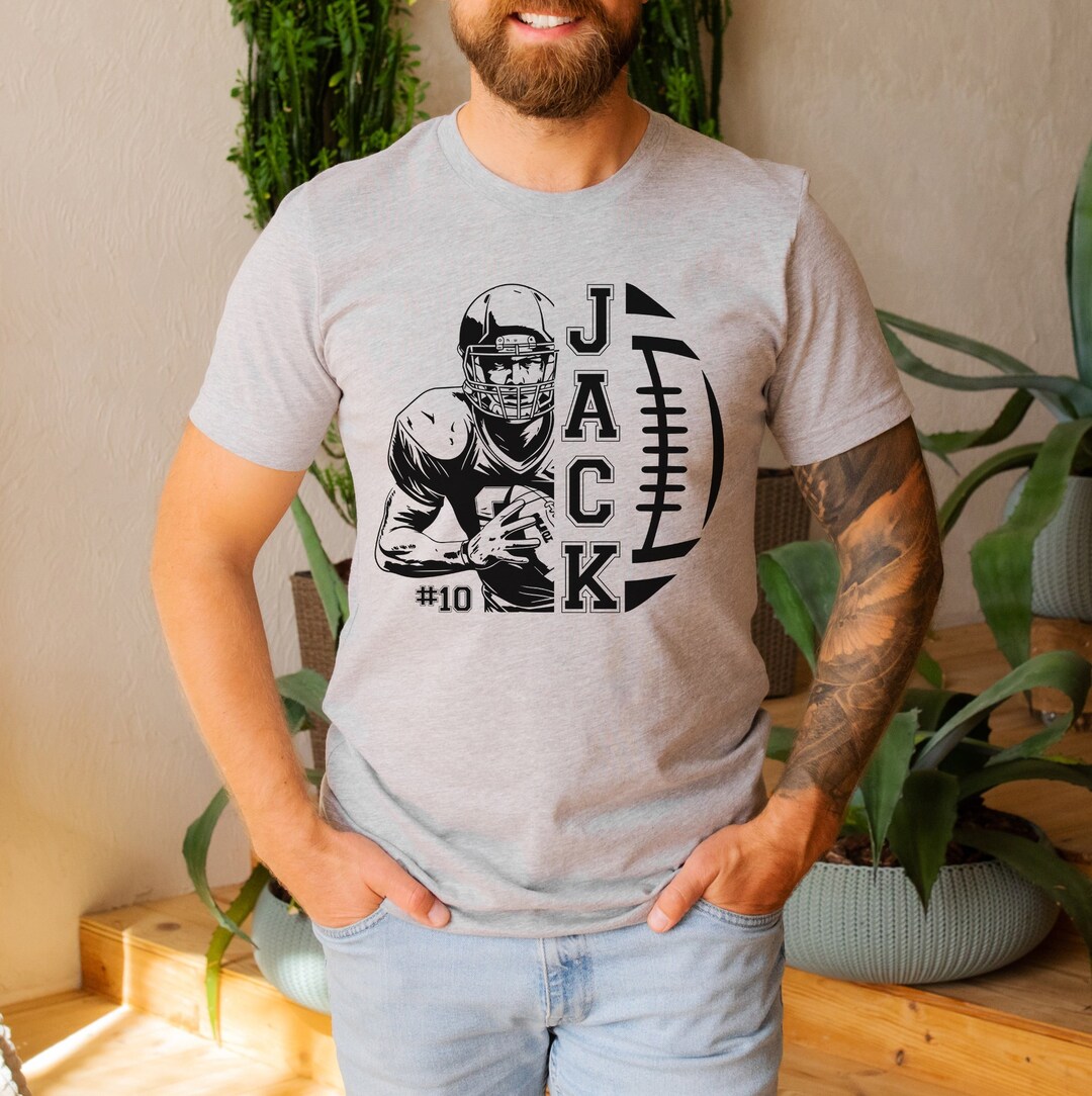 Customized Football Shirt, Your Name Football, Custom Team Tshirt ...