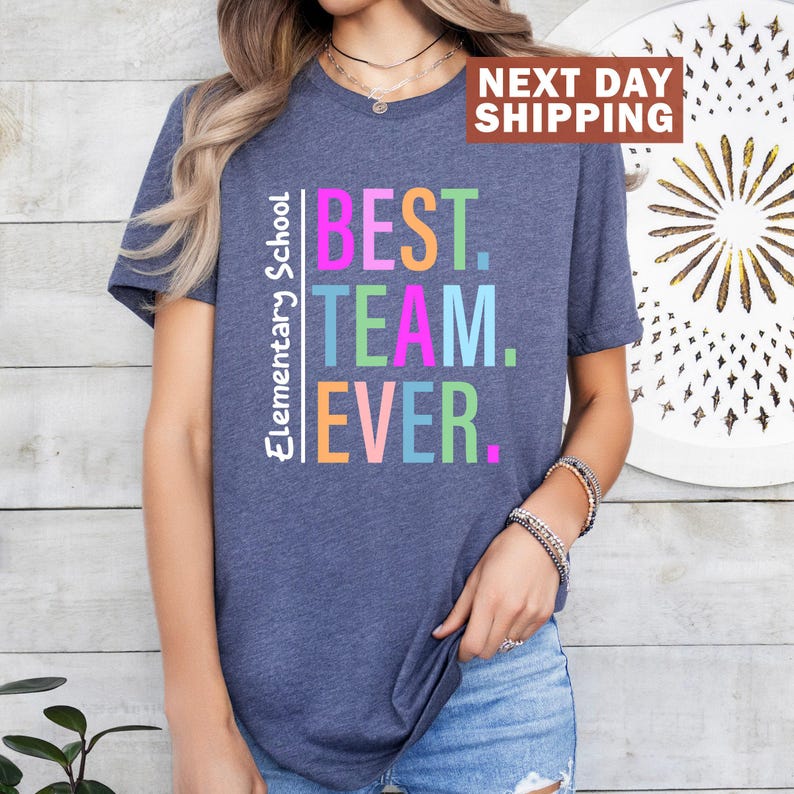 Customized Best Team Ever Shirt, Team Name T-shirt, Coworker Gift ...