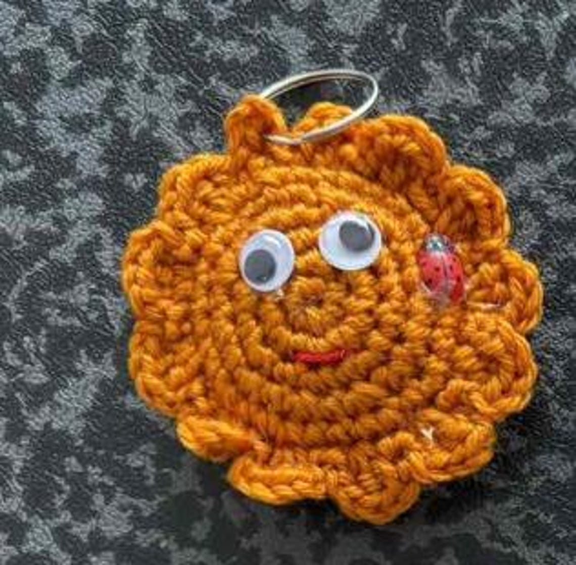 Crochet Pattern for Sun Keychain, PDF Pattern - Etsy