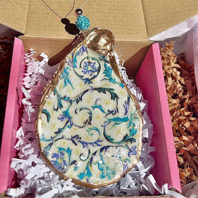 Aqua Ornaments - Etsy