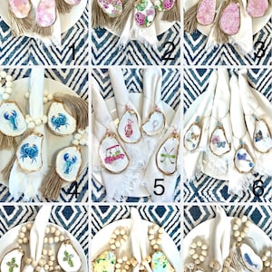 Palm Beach Table Decor Flamingo Shell Napkin Ring. Palm Beach Wedding ...