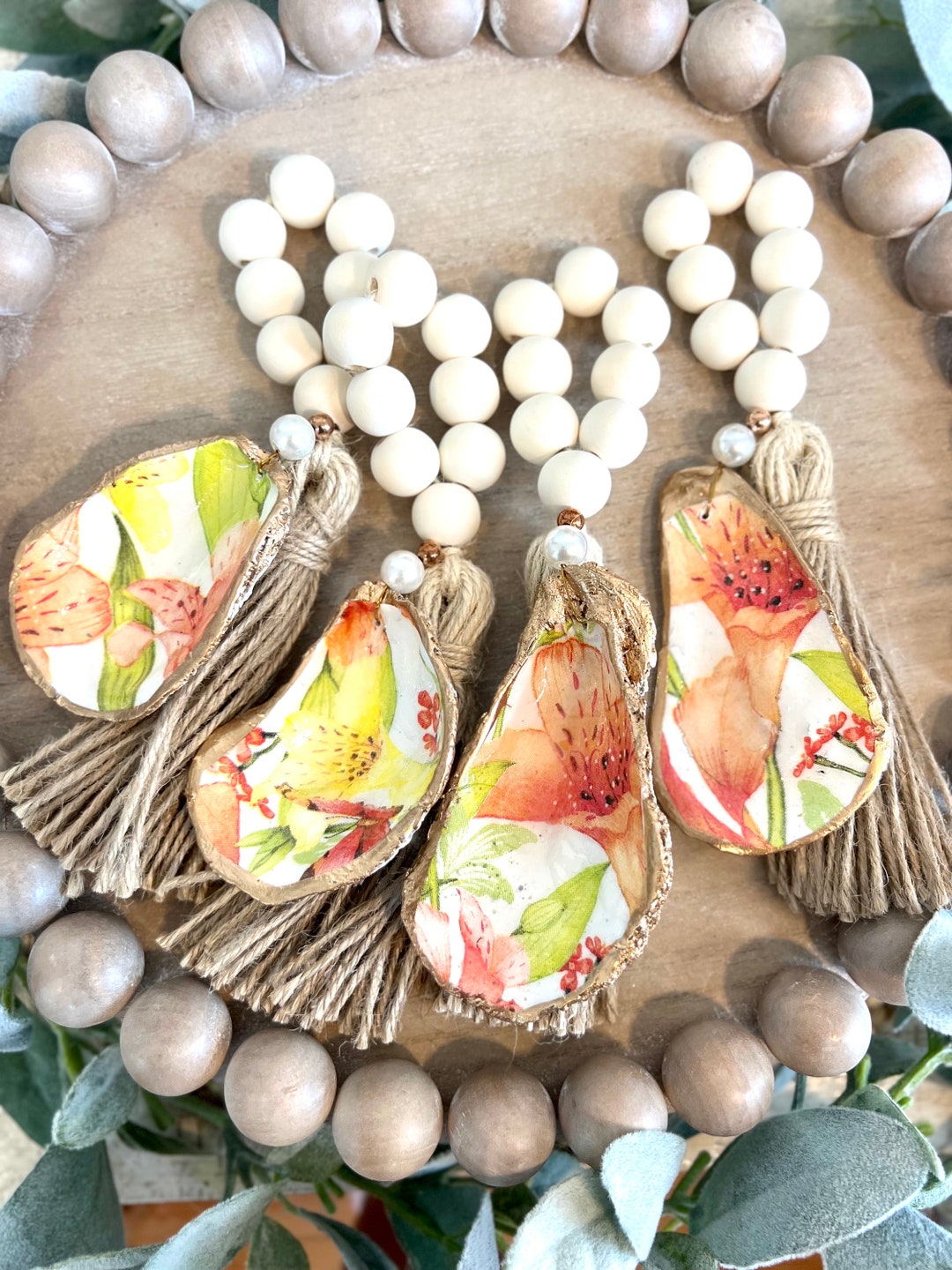 Palm Beach Table Decor Shell Napkin Ring. Palm Beach Wedding Table ...