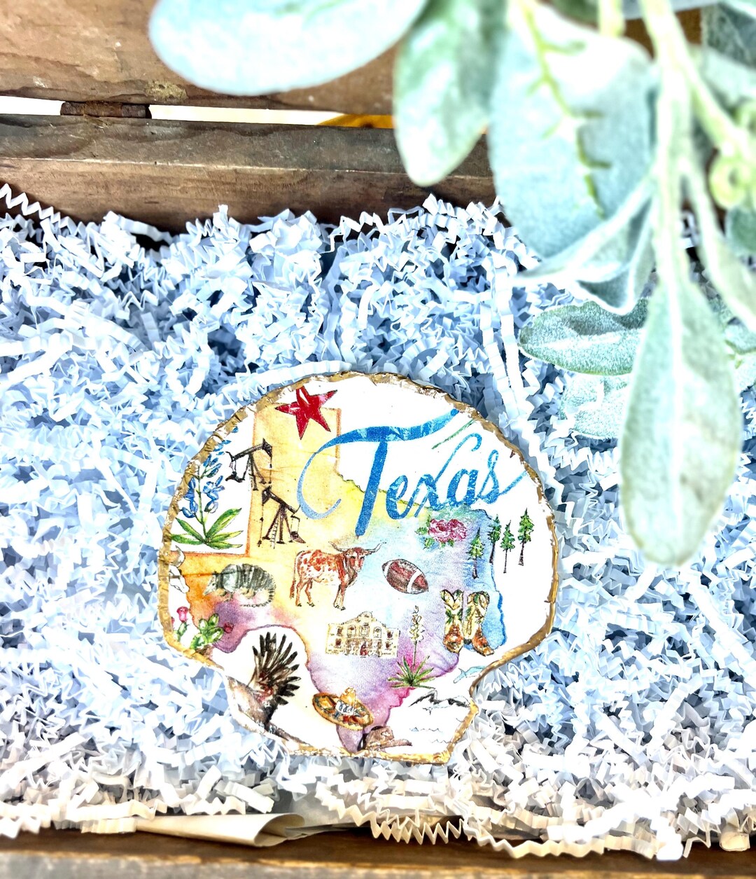 Texas Graduation Gift Idea Shell Jewelry Tray. Texas College Grad Party ...