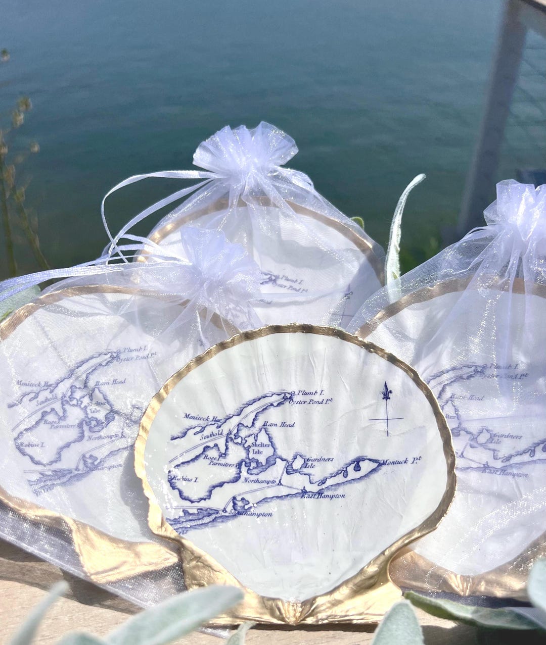 HAMPTONS Vintage Map Wedding Favor. Montauk Wedding Favor Bulk Discount ...