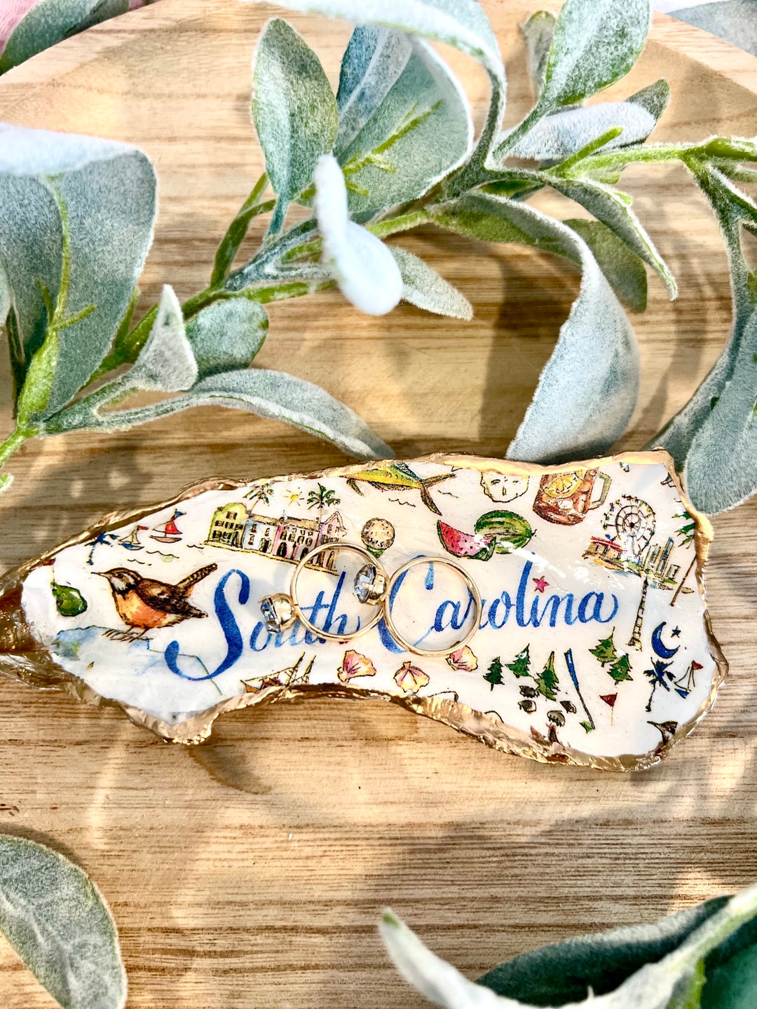 South Carolina College Graduation Gift Shell Dish. Charleston College ...
