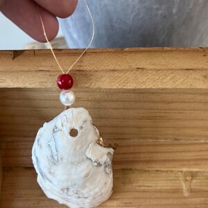 Hummingbird Ornament. Hummingbird Christmas Ornament. Oyster Shell ...