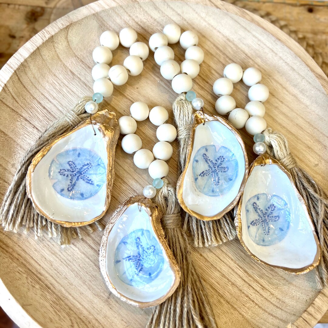 Beach Charity Gala Decor Shell Napkin Ring. Hamptons Coastal Beach ...
