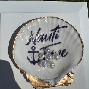Beach Bachelorette Favor Idea Shell Dish. Nautical Bachelorette Party ...