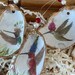 Hummingbird Ornament. Hummingbird Christmas Ornament. Oyster Shell ...